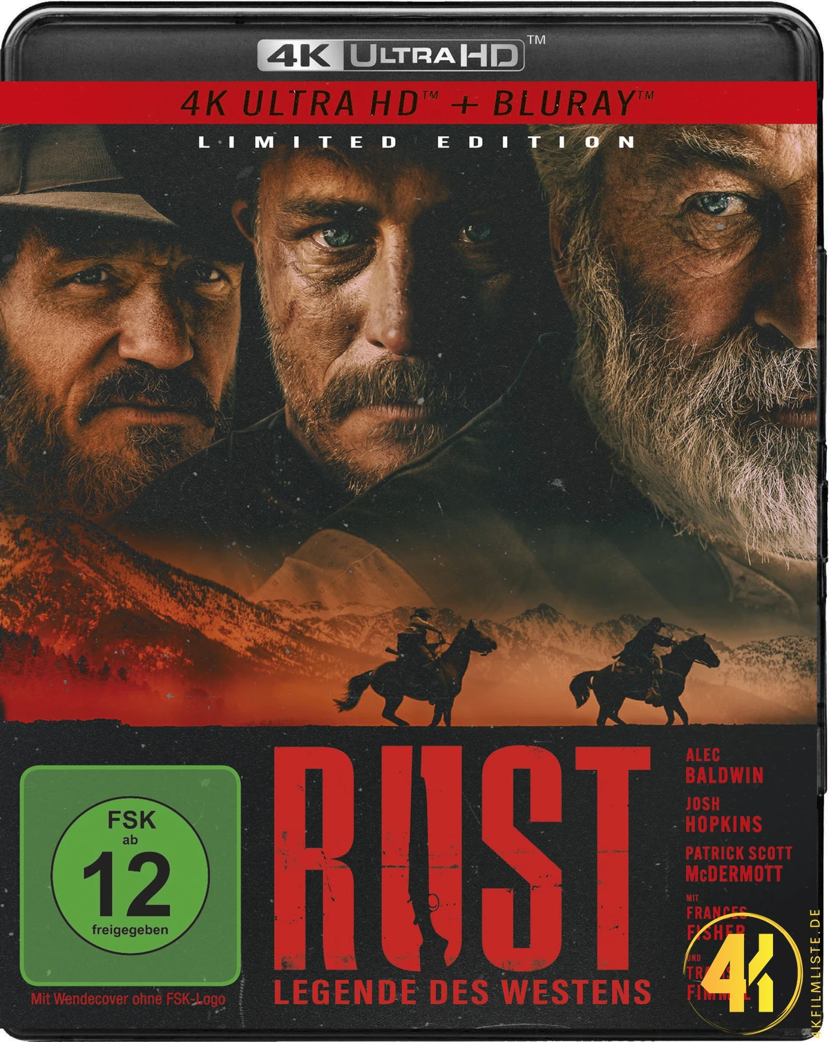 Rust - Legende des Westens 4K Blu-ray: Spezifikationen und Filminfos